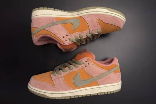 Initial Look at the Nike SB Dunk Low “Red Stardust.” – Hype Vault