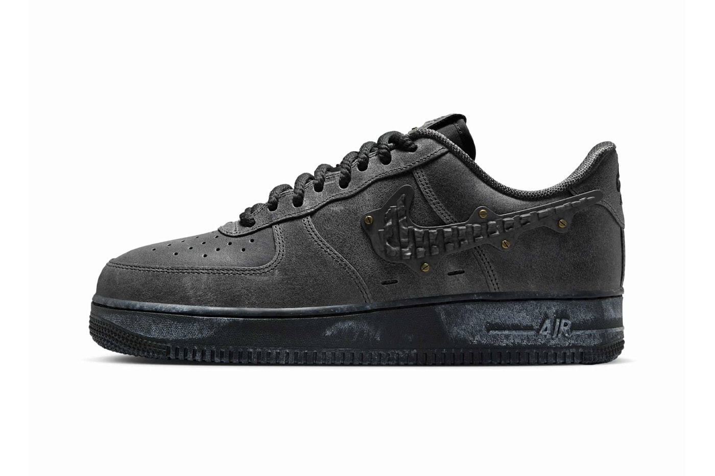 Nike Redesigns the Air Force 1 Low “Medium Ash/Anthracite” with a Rugg ...