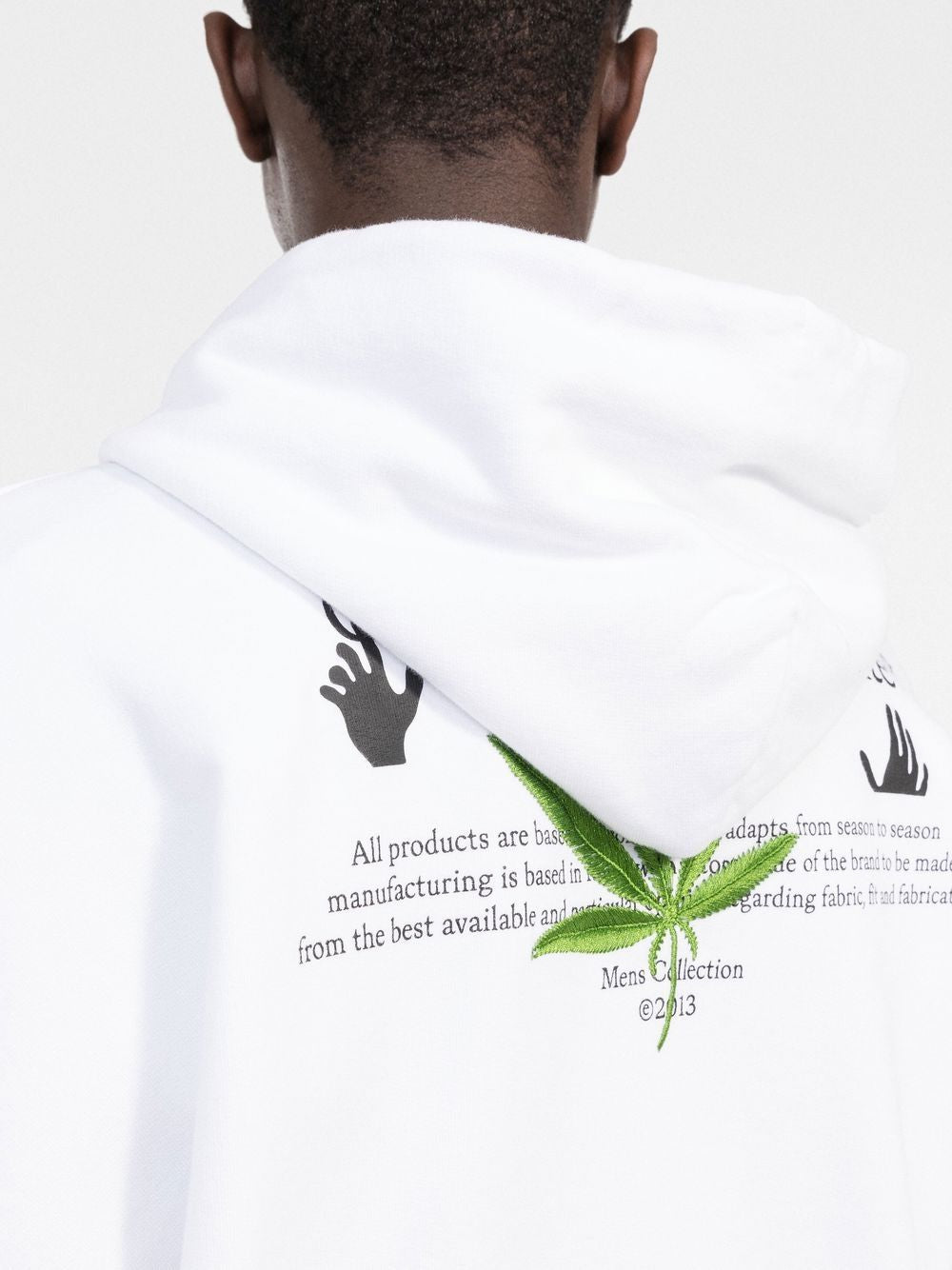 Off-White High Weed White Hoodie – Hype Vault